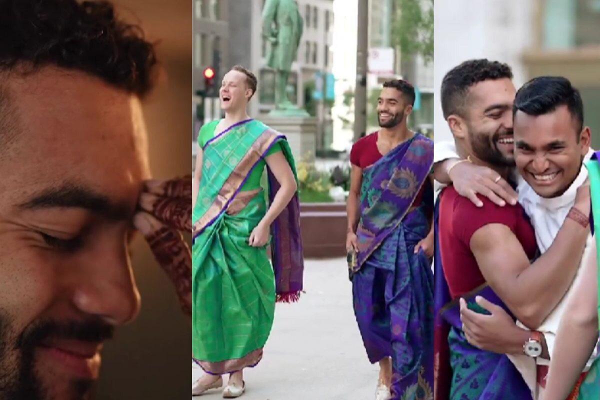 சேலை அணிந்து அசத்திய மணமகனின் தோழர்கள் ! - Sooriyan FM Gossip ...